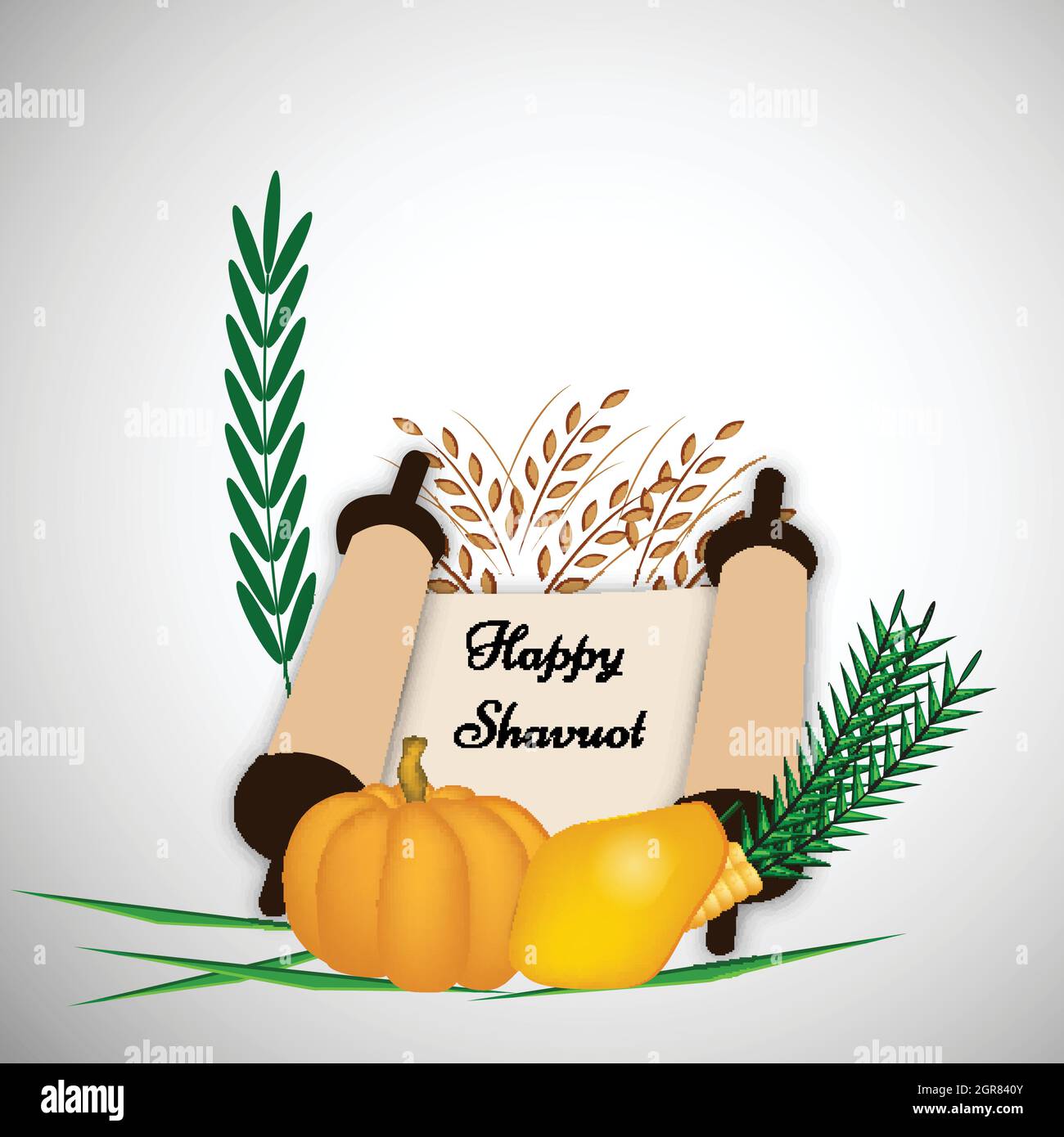 Shavuot jewish holiday torah Stock Vector Images - Alamy