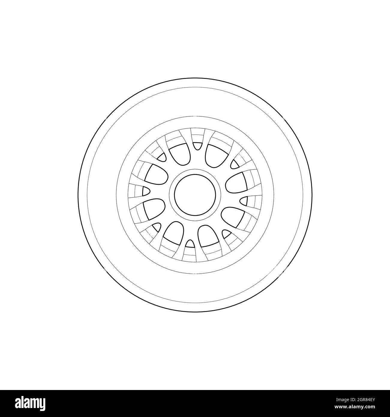 Racing rim Stock Vector Images - Alamy