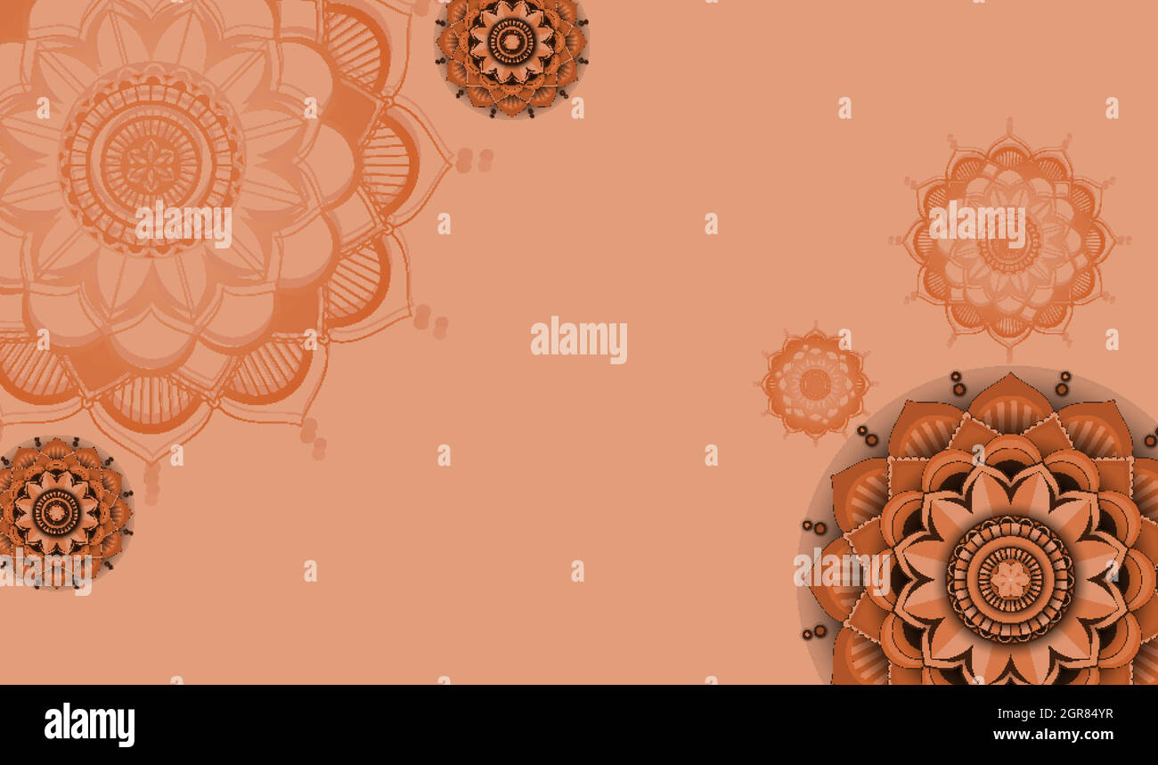 Beautiful colour mandala background Stock Vector Image & Art - Alamy