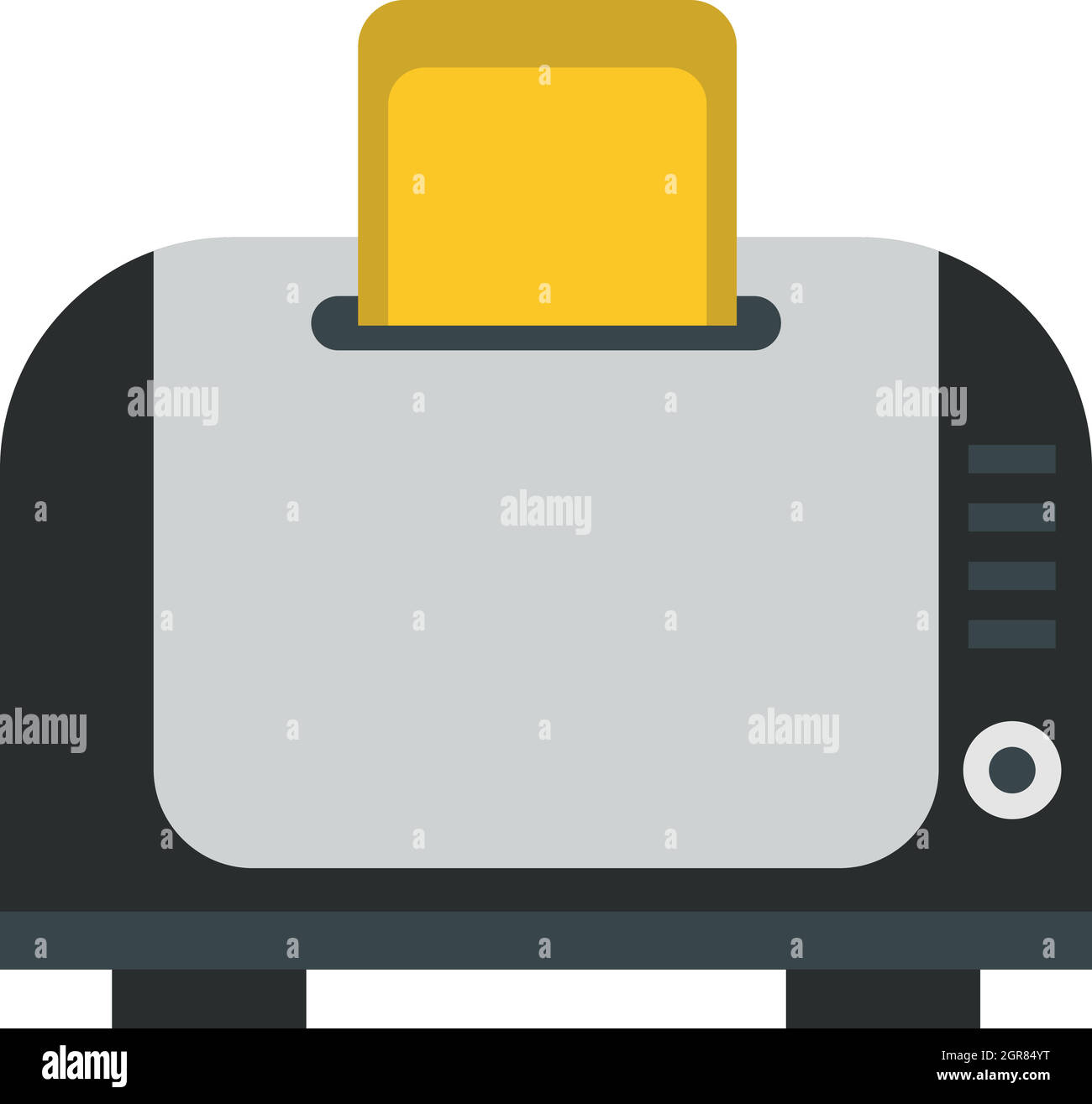 Toaster icon, flat style Stock Vector Image & Art - Alamy