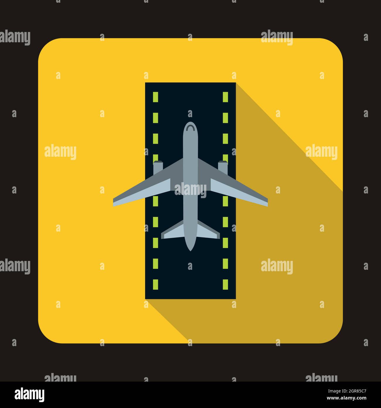 Aircraft on the ground Stock Vector Images - Alamy