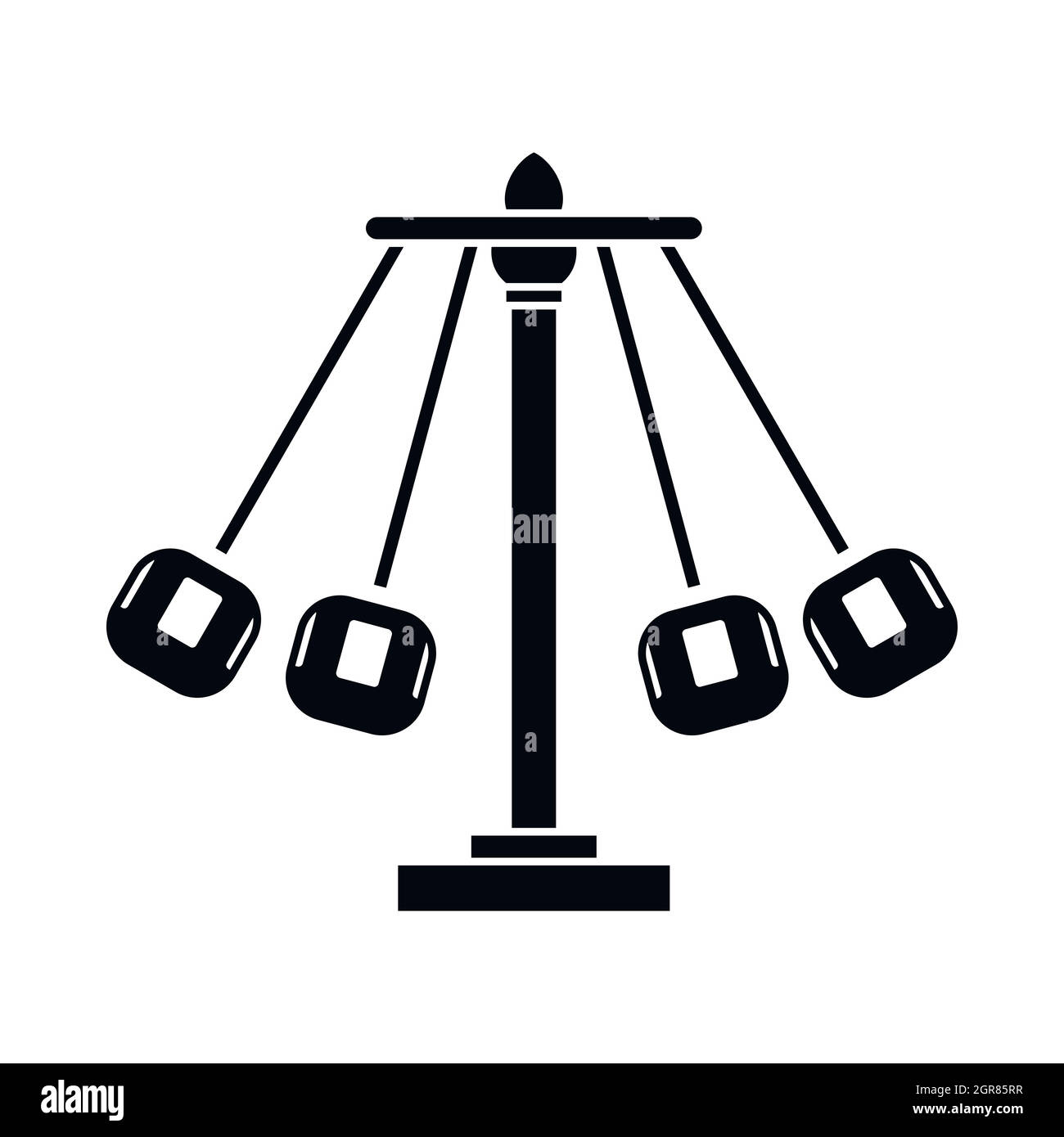 Carnival swing ride icon, simple style Stock Vector Image & Art - Alamy