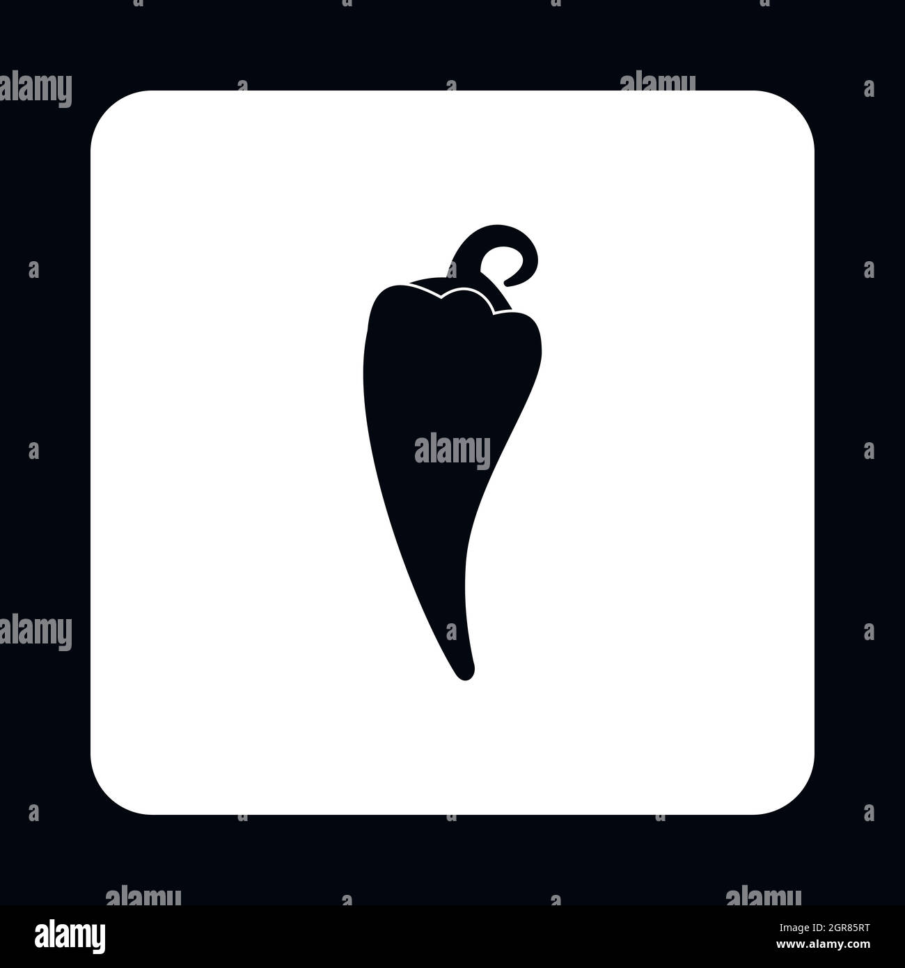 Hot pepper crop Stock Vector Images - Alamy