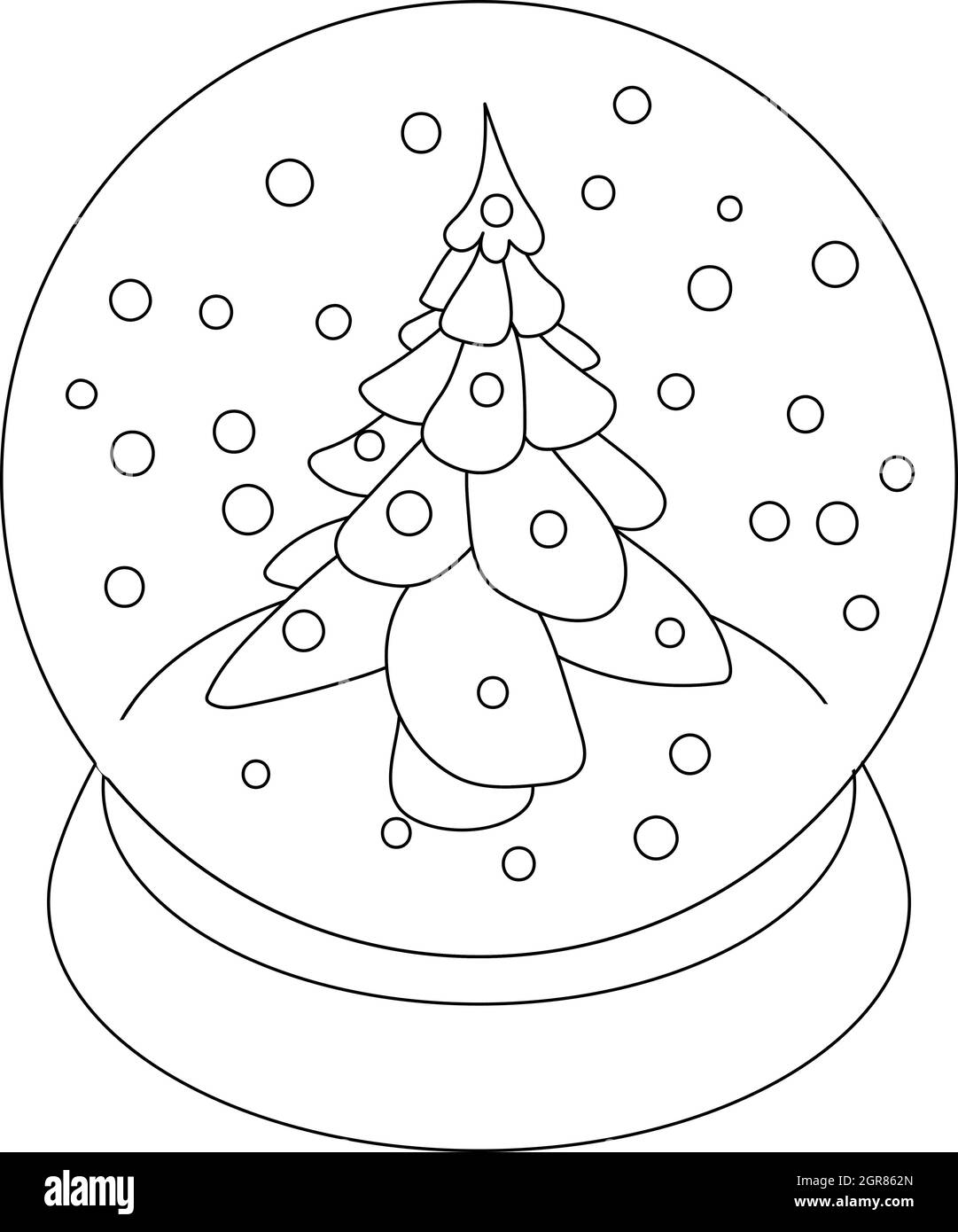 Snow outline icon Stock Vector Images - Alamy