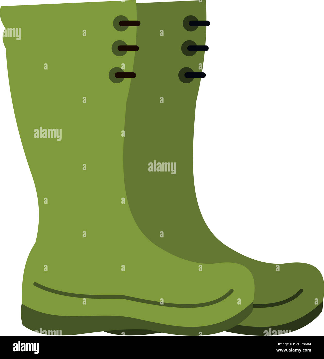 Plastic boots Stock Vector Images - Alamy
