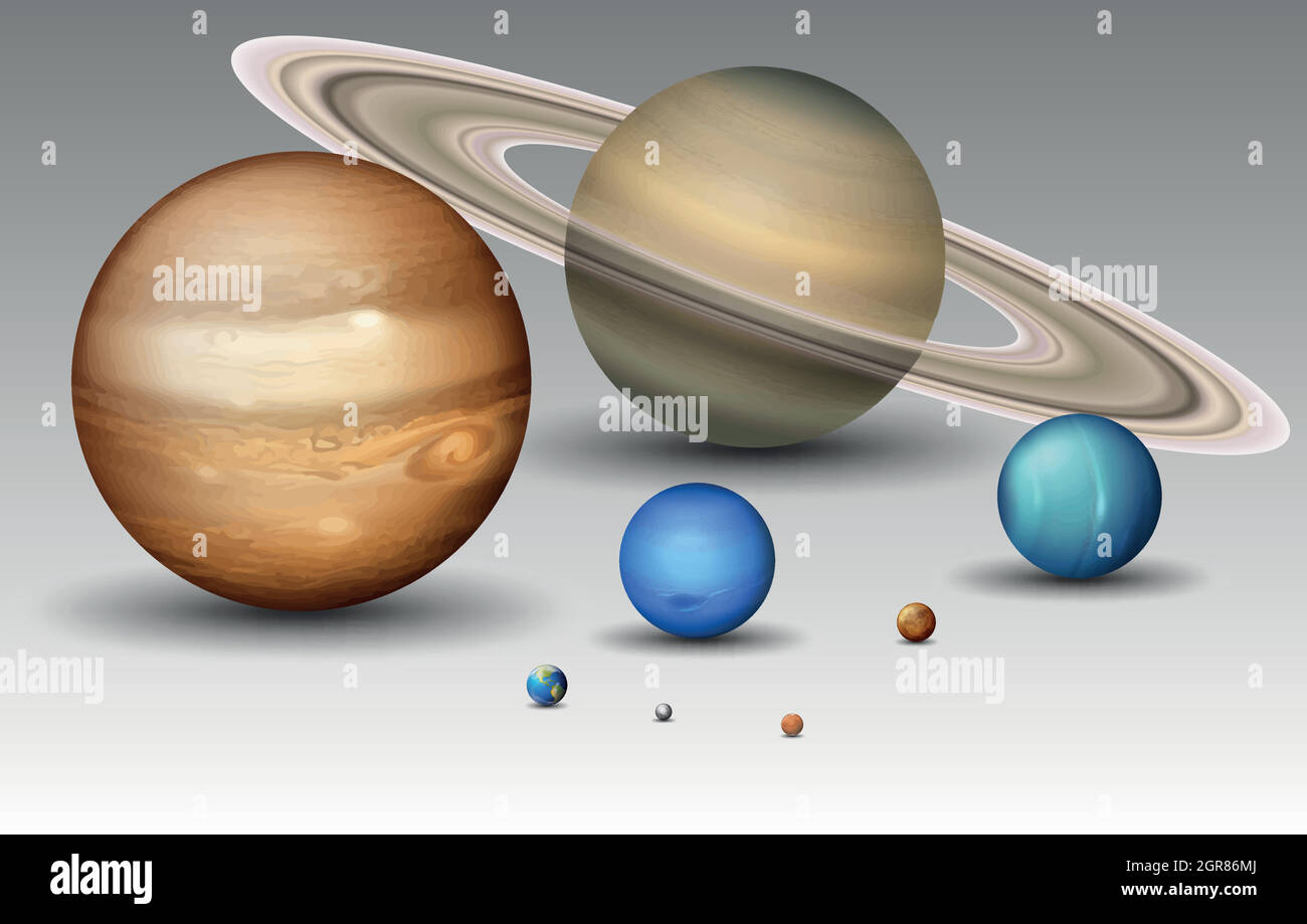 Set of solar system planet Stock Vector Image & Art - Alamy