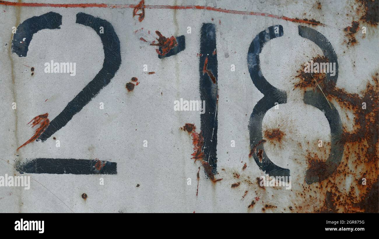 Number 218 hi-res stock photography and images - Alamy