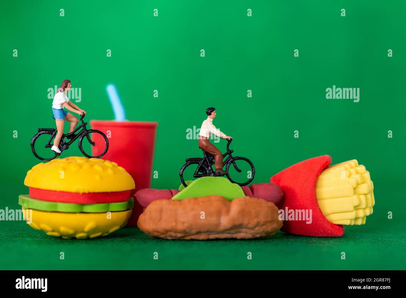 Cartoon burger eat hi-res stock photography and images - Alamy