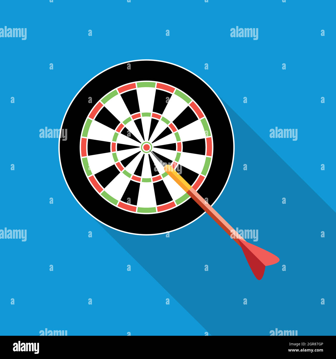 Darts icon target game symbol Stock Vector Images - Alamy