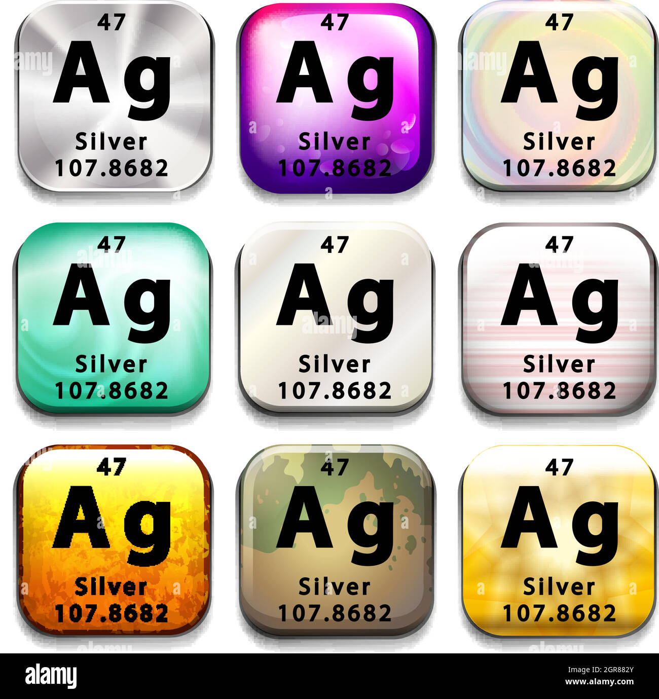 Silver atom hi-res stock photography and images - Alamy