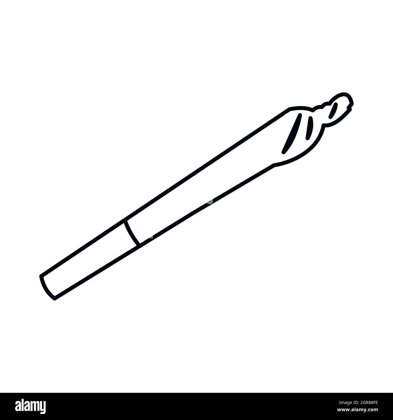 Marijuana joint cigarette Stock Vector Images - Alamy