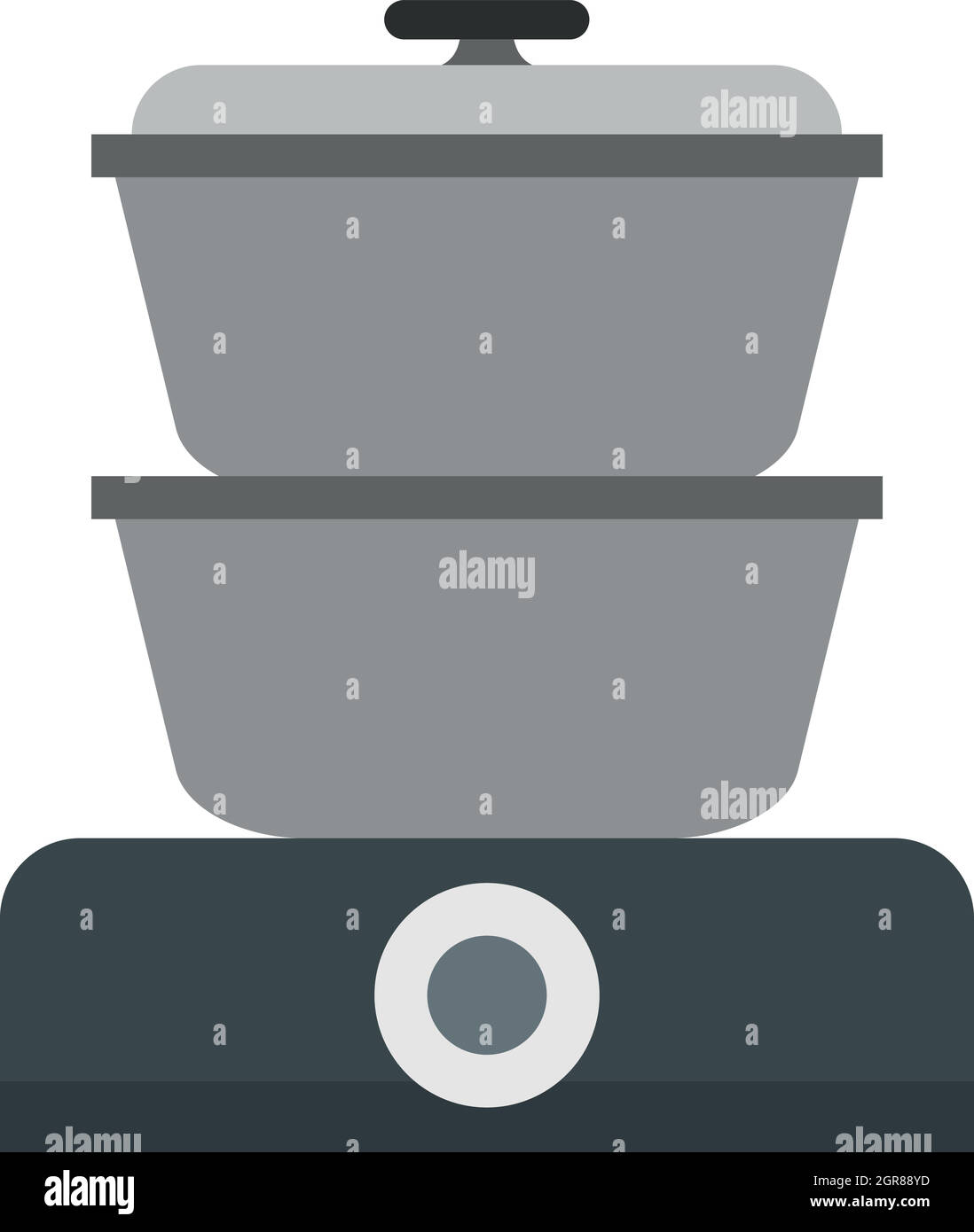 Steam cooker icon, flat style Stock Vector Image & Art - Alamy