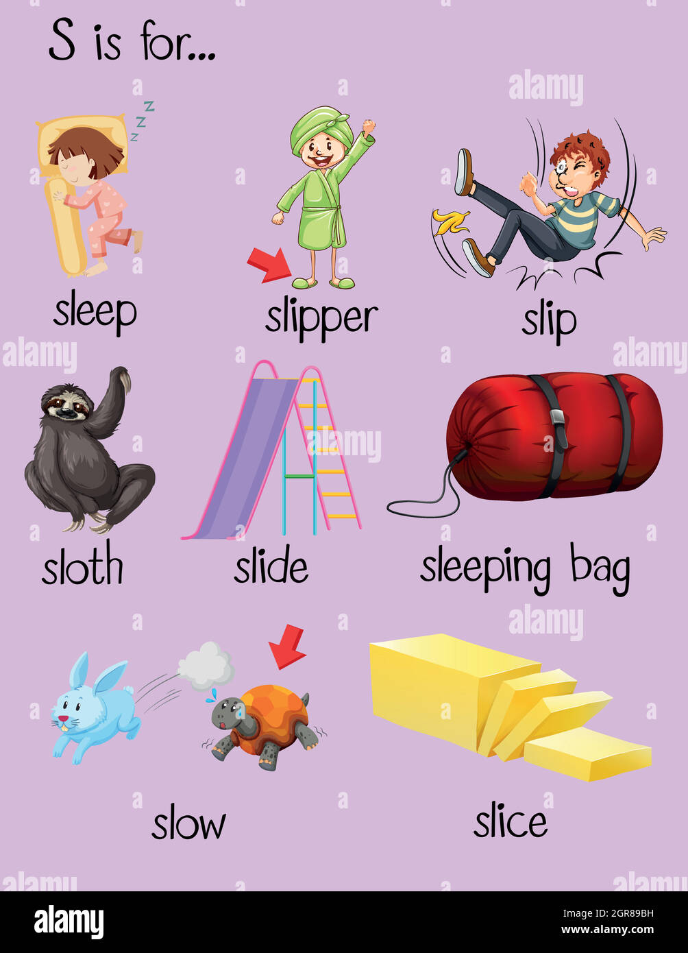 Many words begin with letter S Stock Vector Image & Art - Alamy