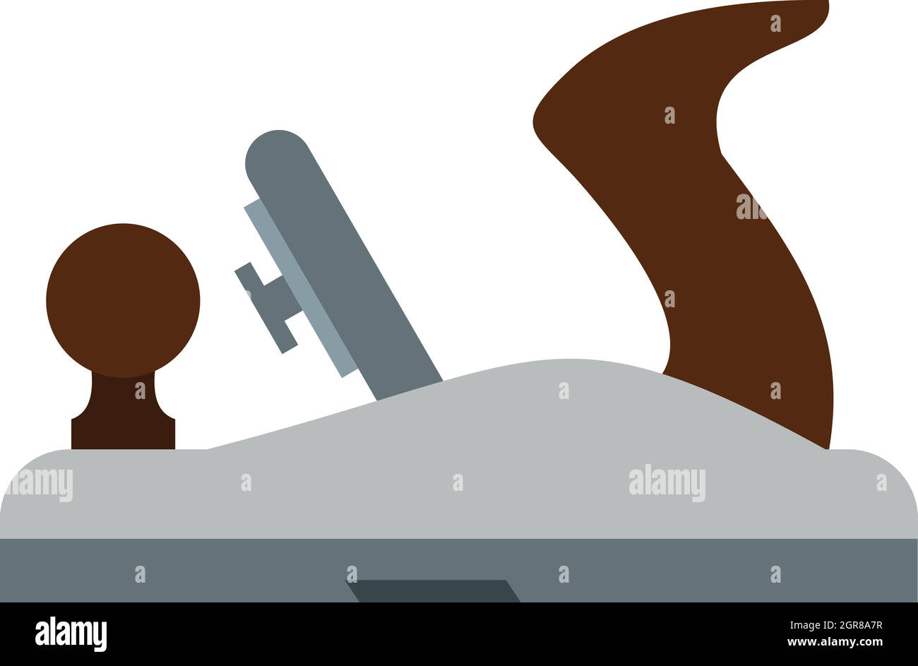 Handmade wood sign on Stock Vector Images - Alamy