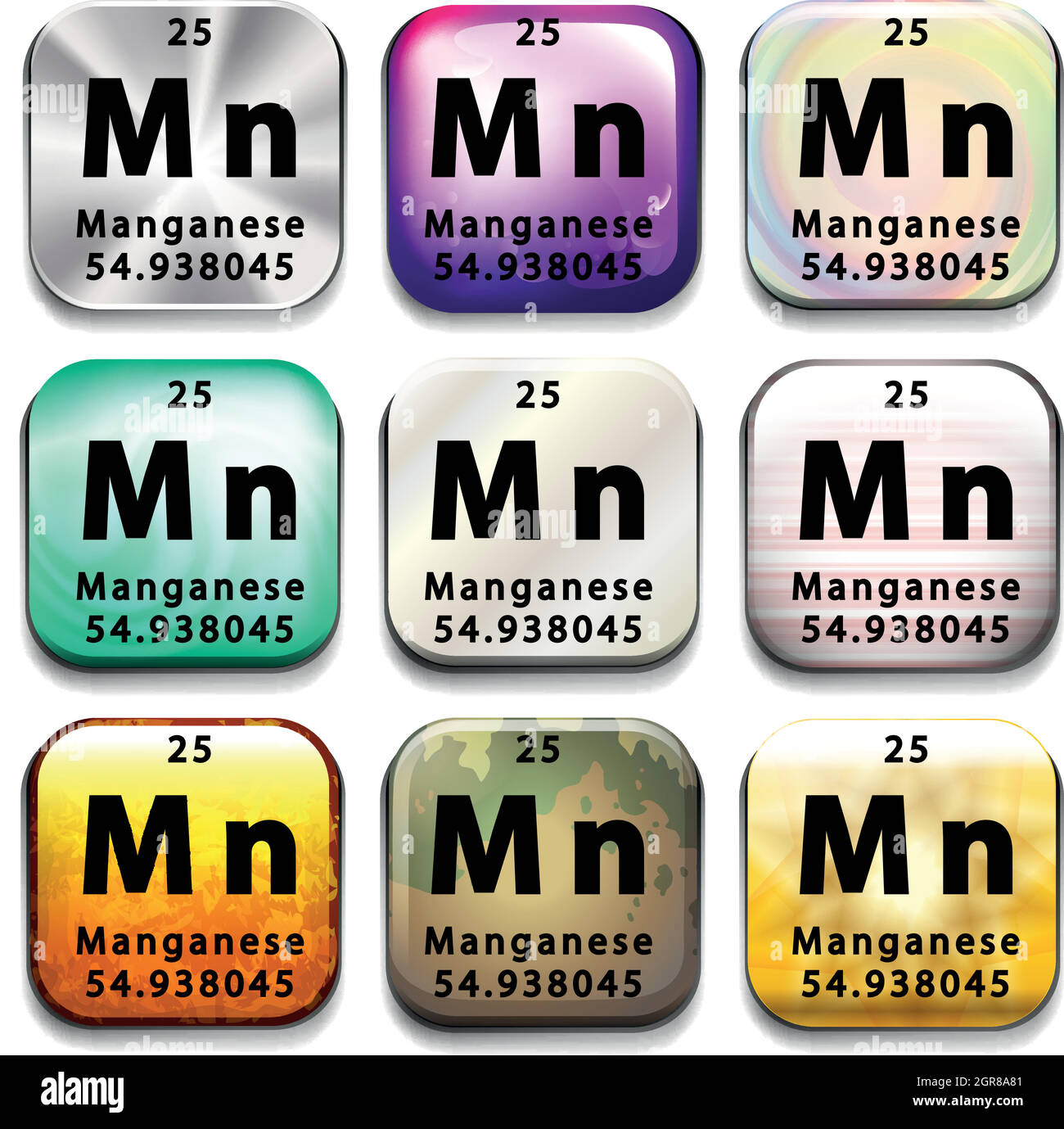 Manganese symbol hi-res stock photography and images - Alamy