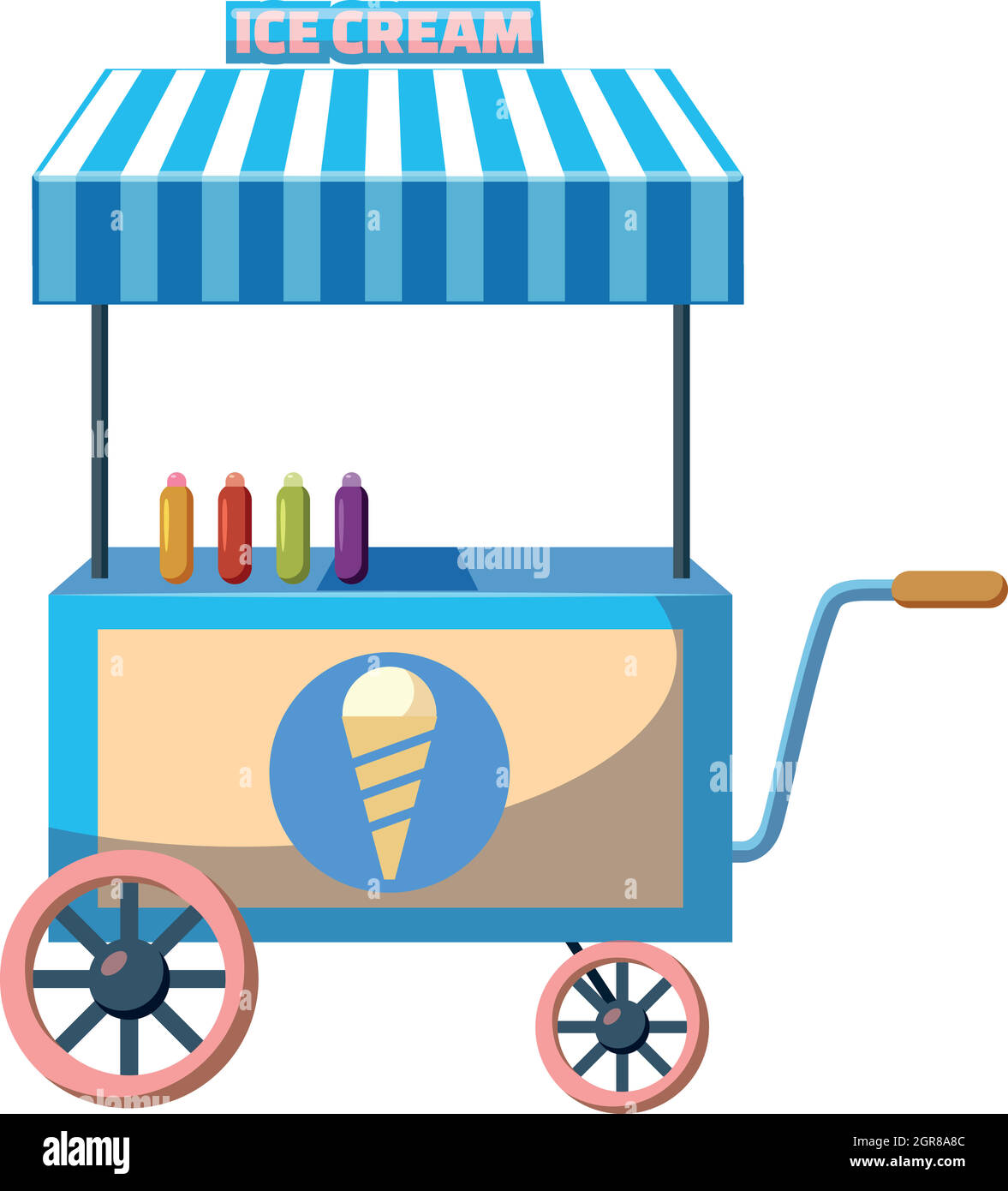 Icecream cart hi-res stock photography and images - Alamy