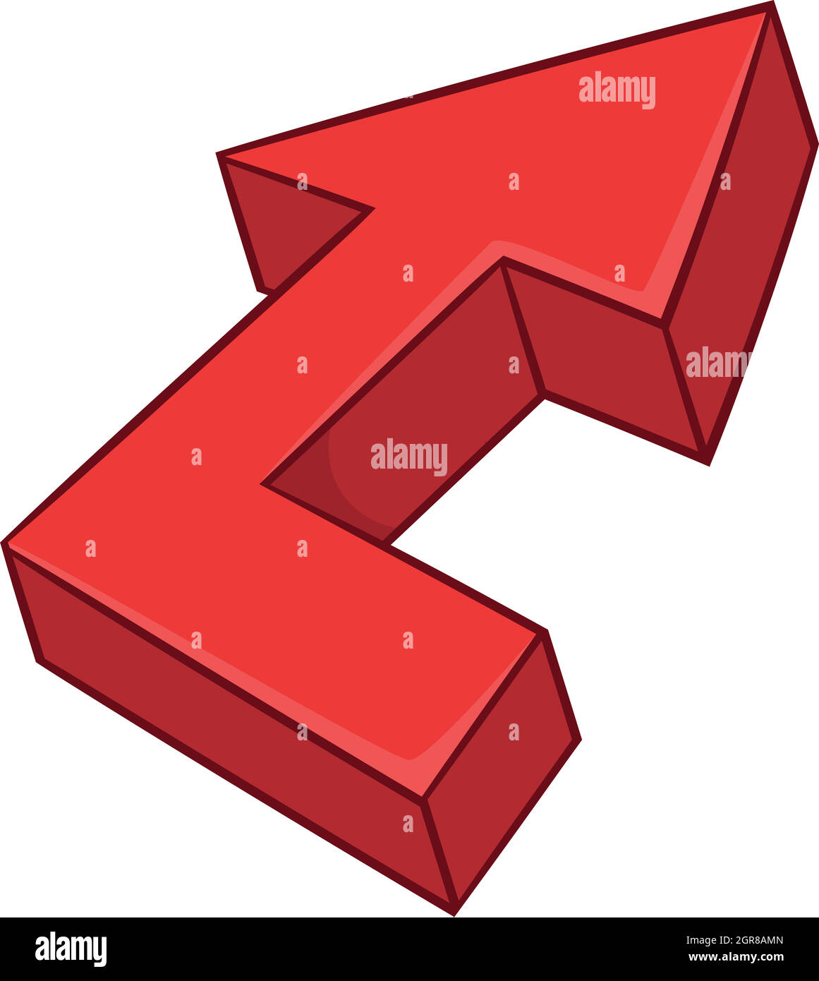 Rounded arrow icon paper style hi-res stock photography and images - Alamy