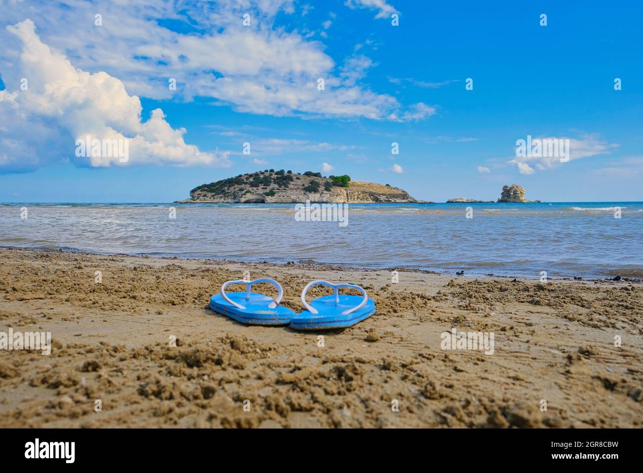 sandy beach in vieste, gargano Stock Photo - Alamy