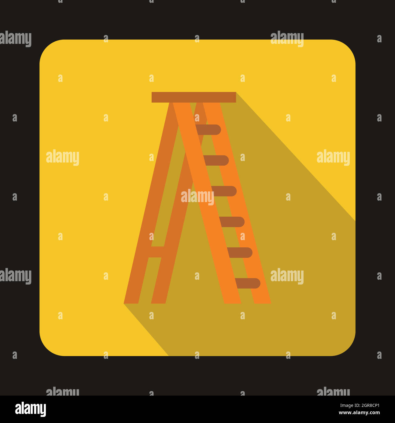 Wood ladder Stock Vector Images - Alamy