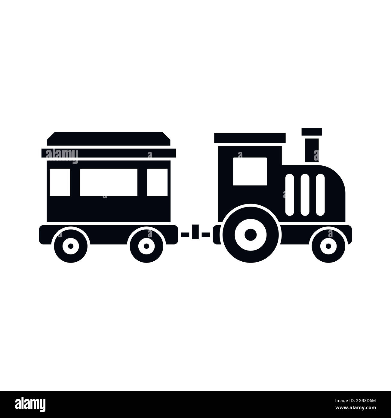 Toy train icon, simple style Stock Vector Image & Art - Alamy