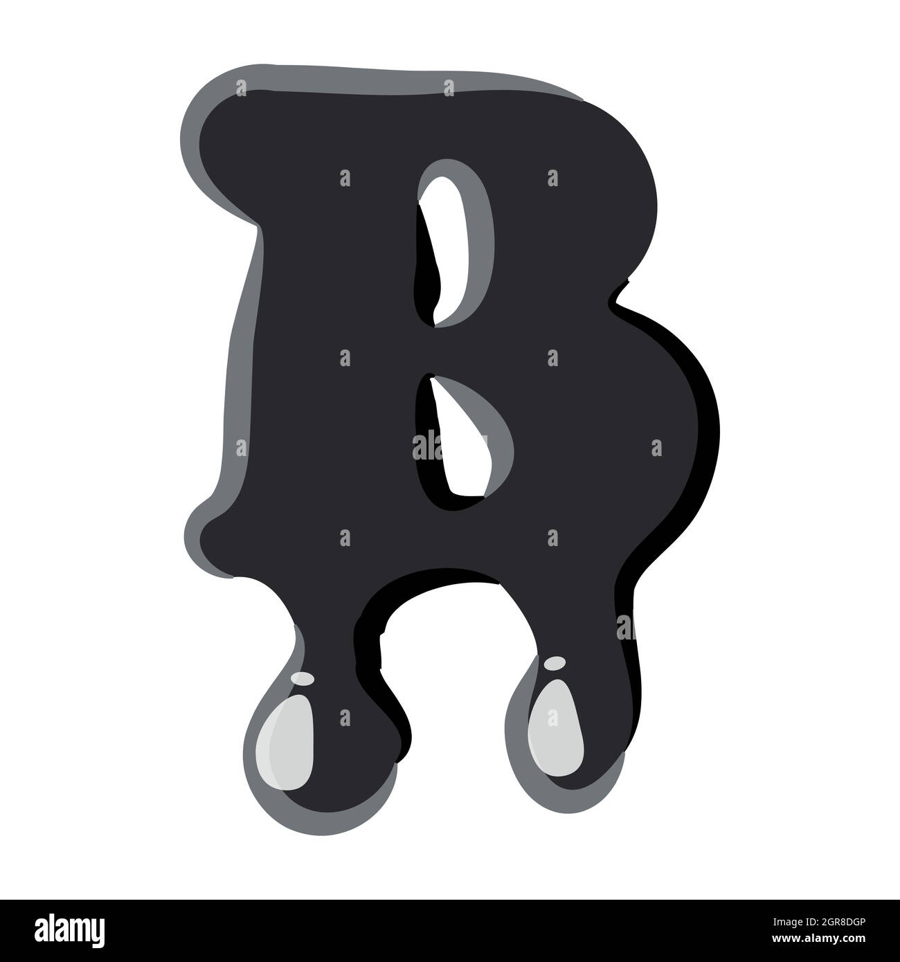 Letter b font Stock Vector Images - Alamy