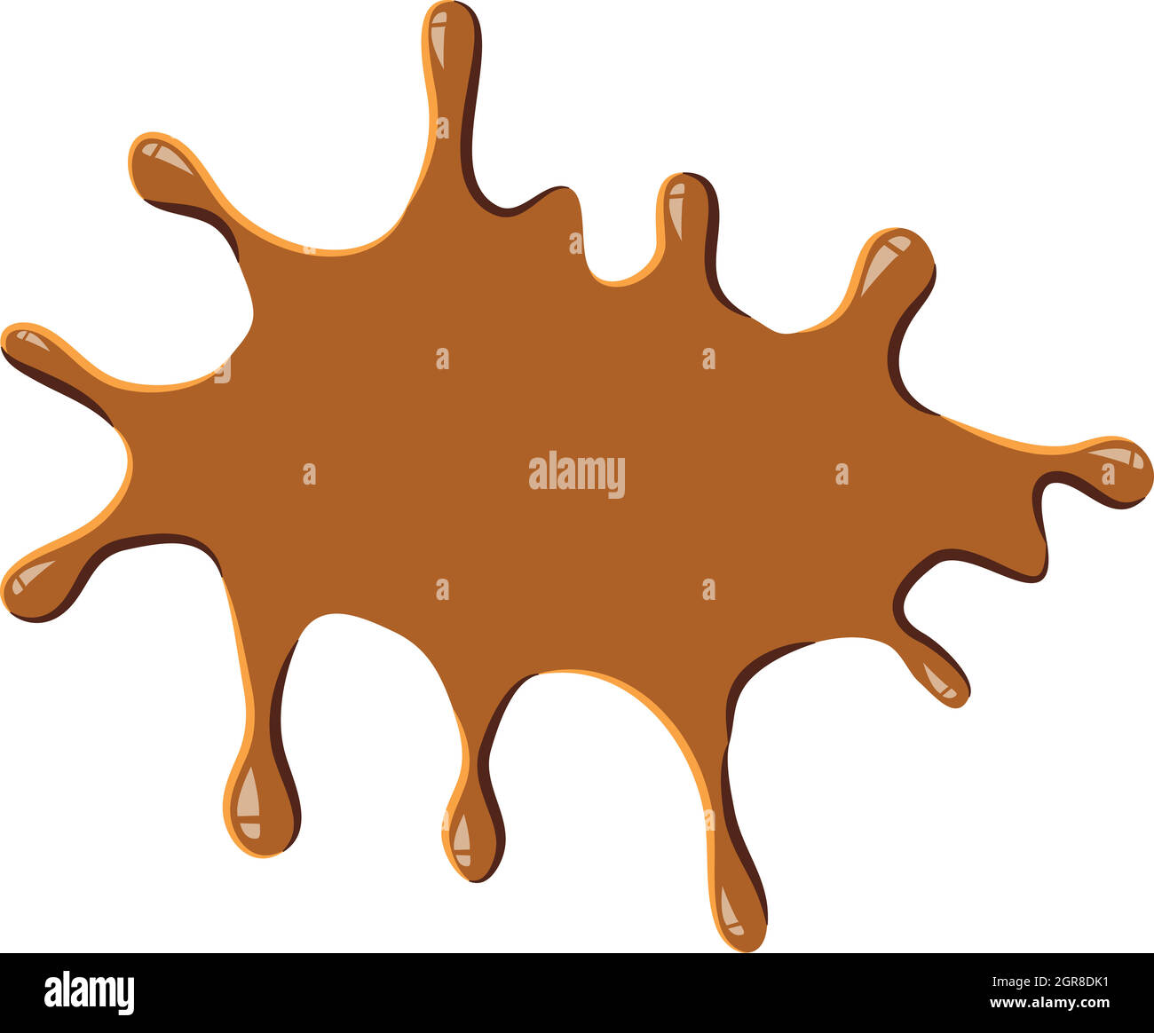 Sweet caramel liquid Stock Vector Images - Alamy