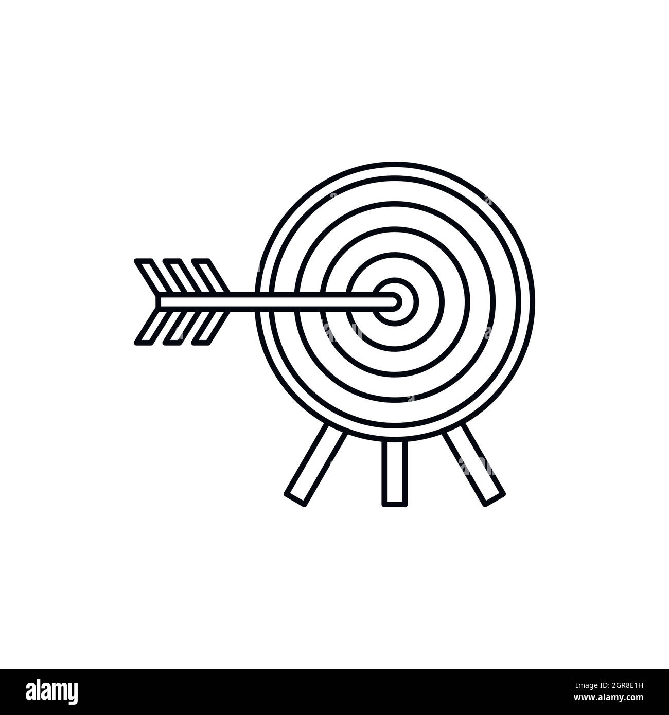 Web target icon outline Stock Vector Images - Alamy