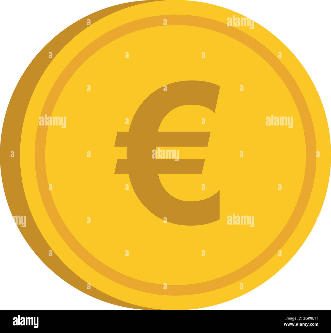 Euro coin icon hi-res stock photography and images - Alamy