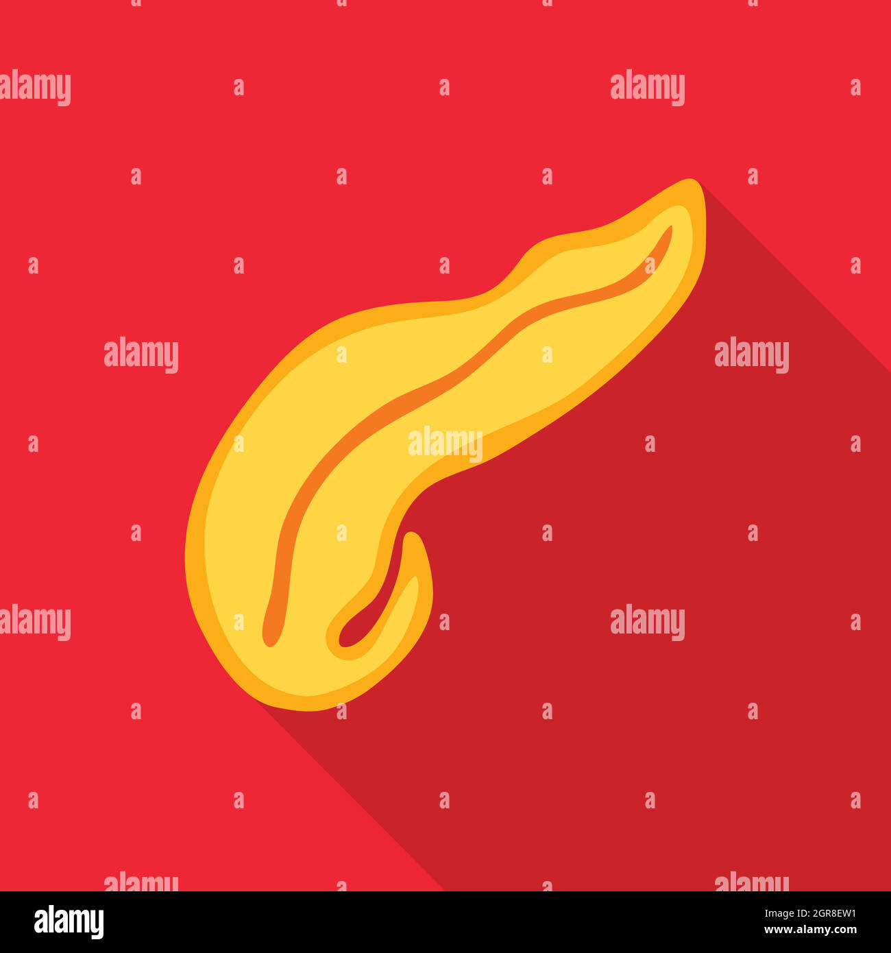 Appendicitis icon, flat style Stock Vector Image & Art - Alamy