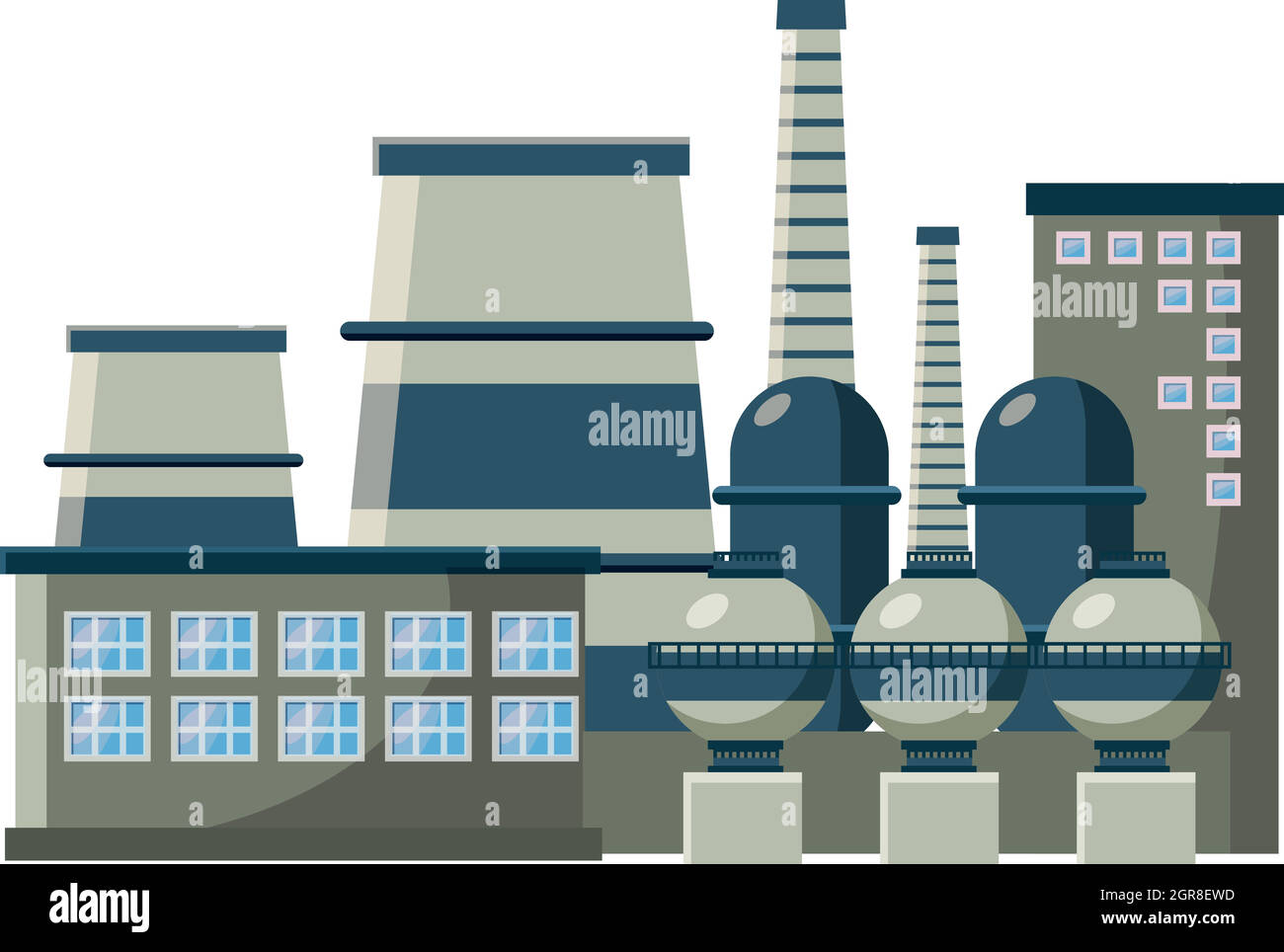 Large production plant icon hi-res stock photography and images - Alamy