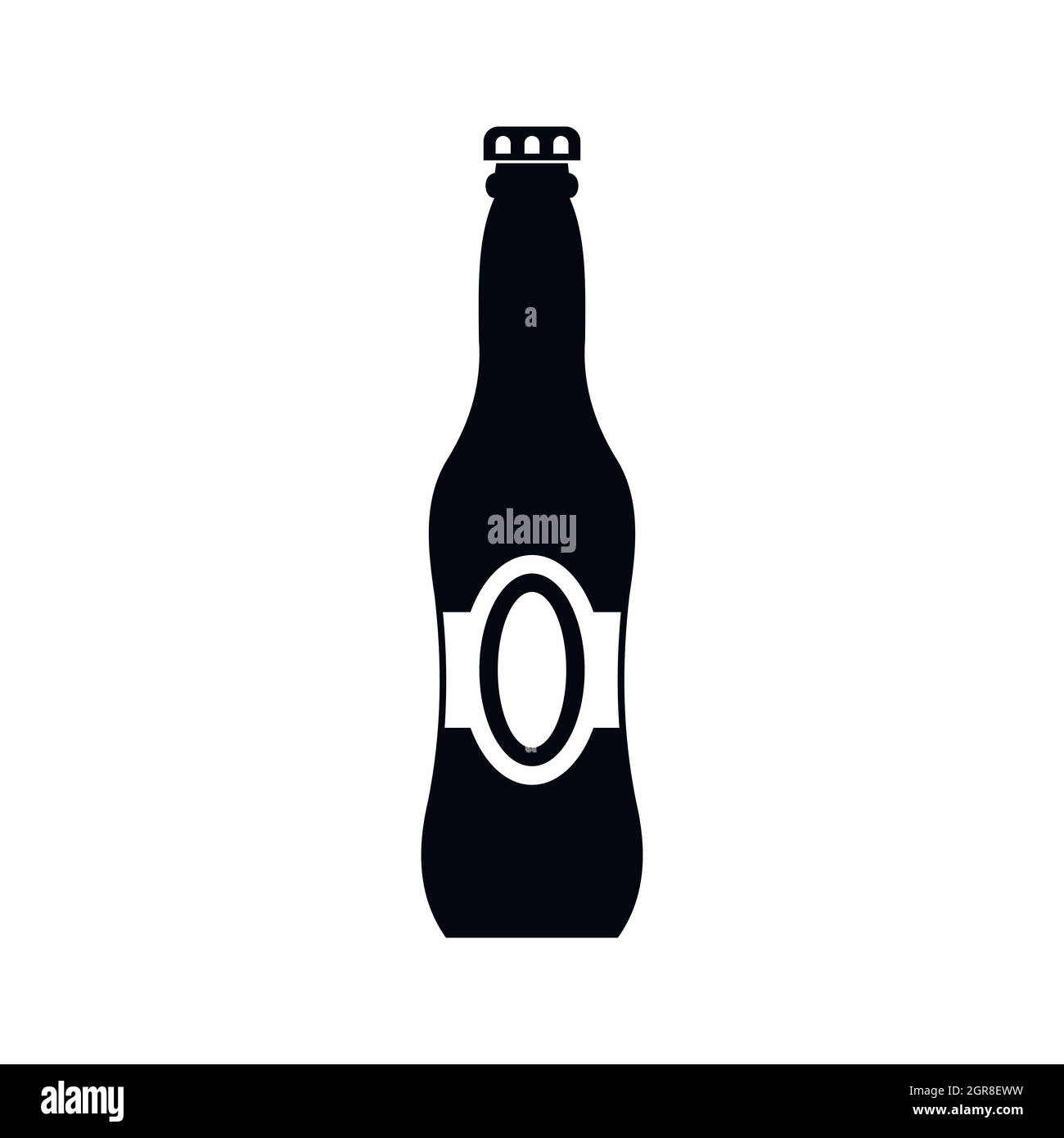 Beer bottle production icon Stock Vector Images - Alamy
