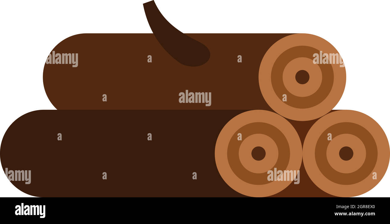 Trees log Stock Vector Images - Alamy