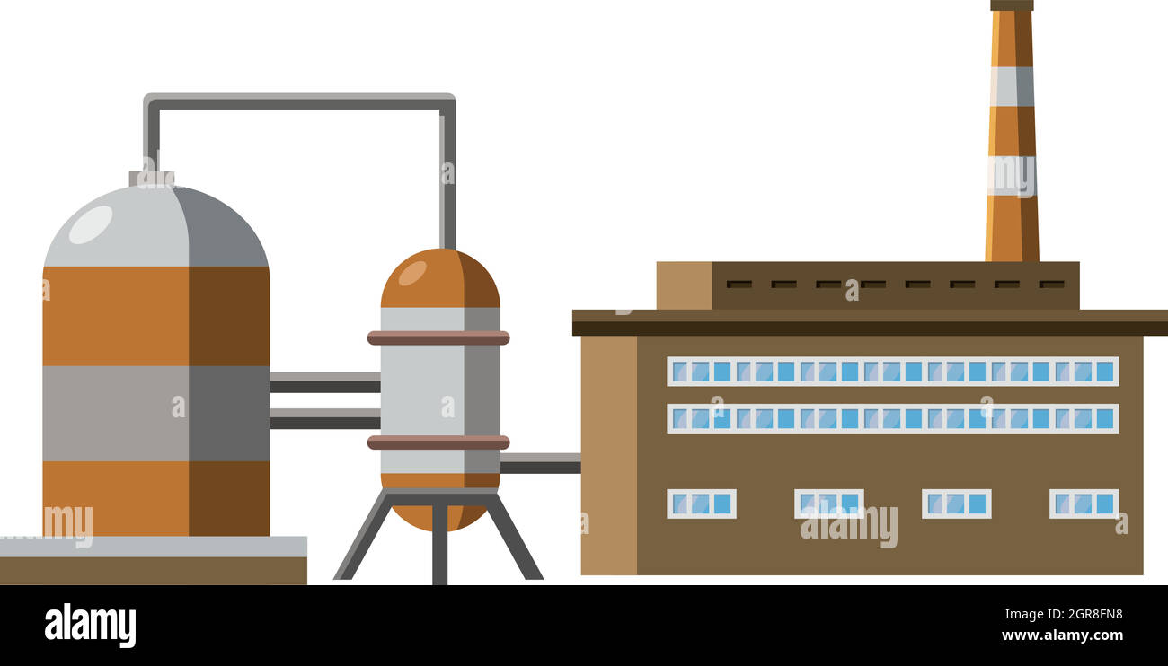 Plant with tanks for storage of liquid icon Stock Vector Image & Art ...