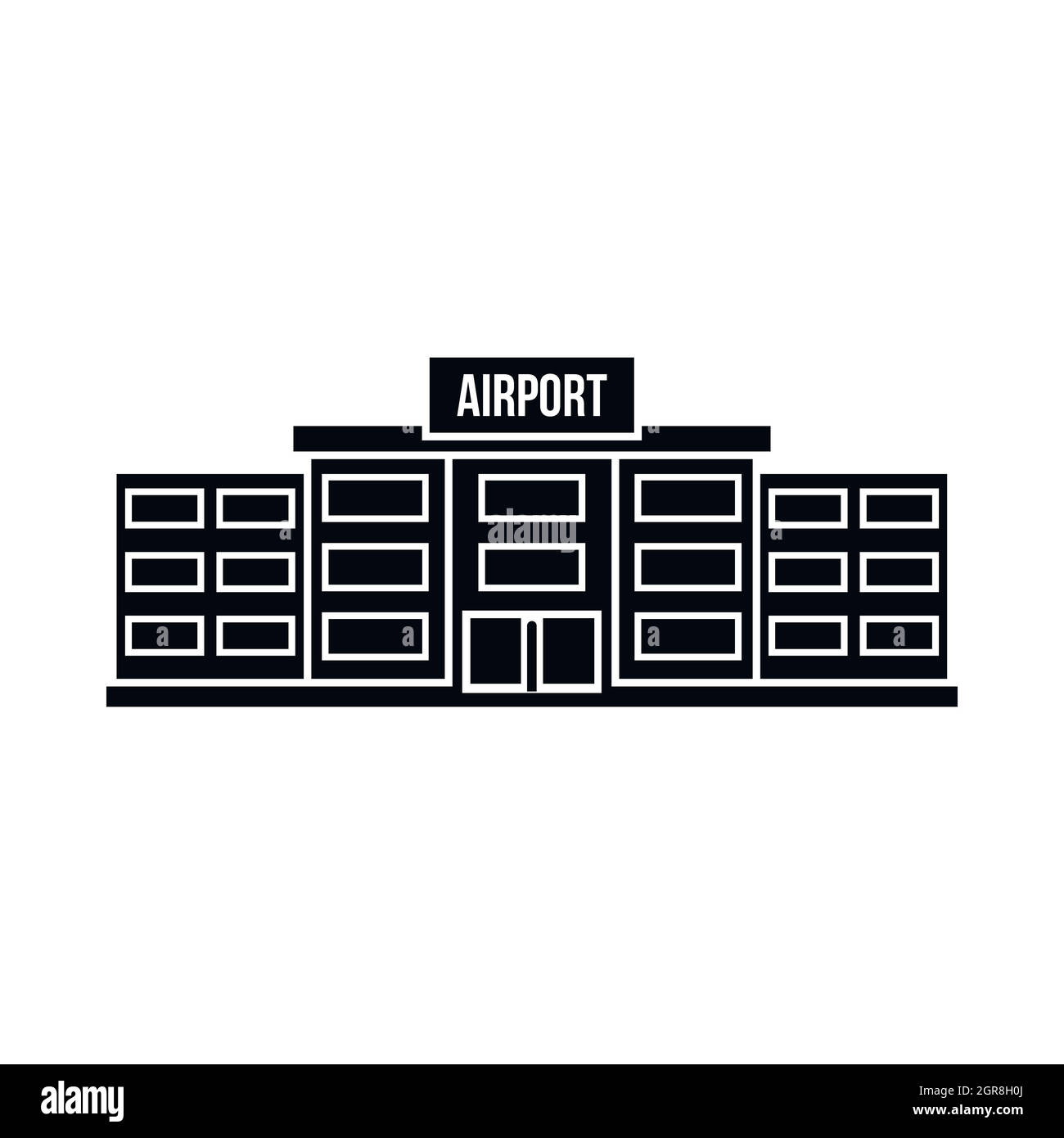 Airport building design Stock Vector Images - Alamy
