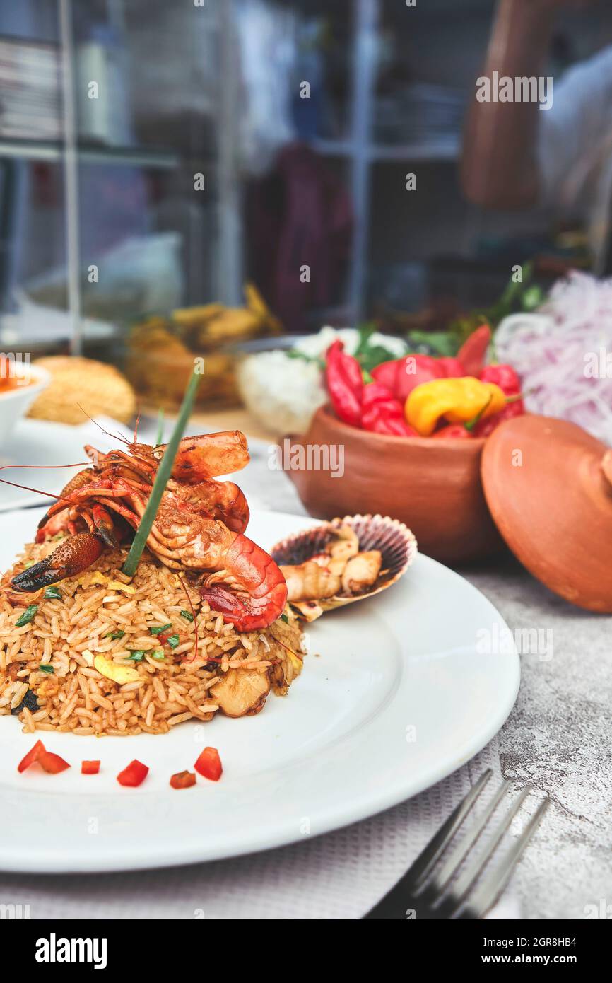 Arroz chaufa de peru hi-res stock photography and images - Alamy
