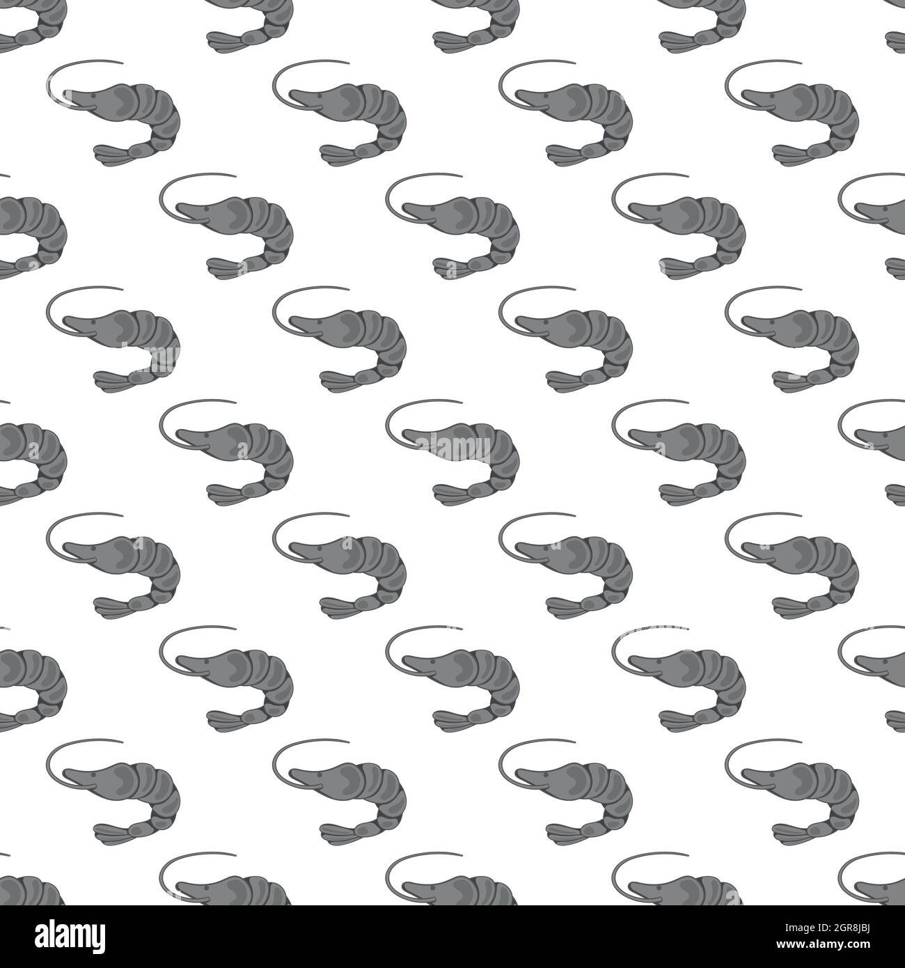 Seamless shrimp pattern hi-res stock photography and images - Alamy