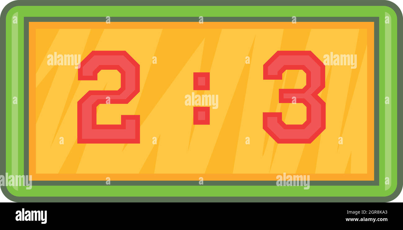 Football score icon, cartoon style Stock Vector Image & Art - Alamy
