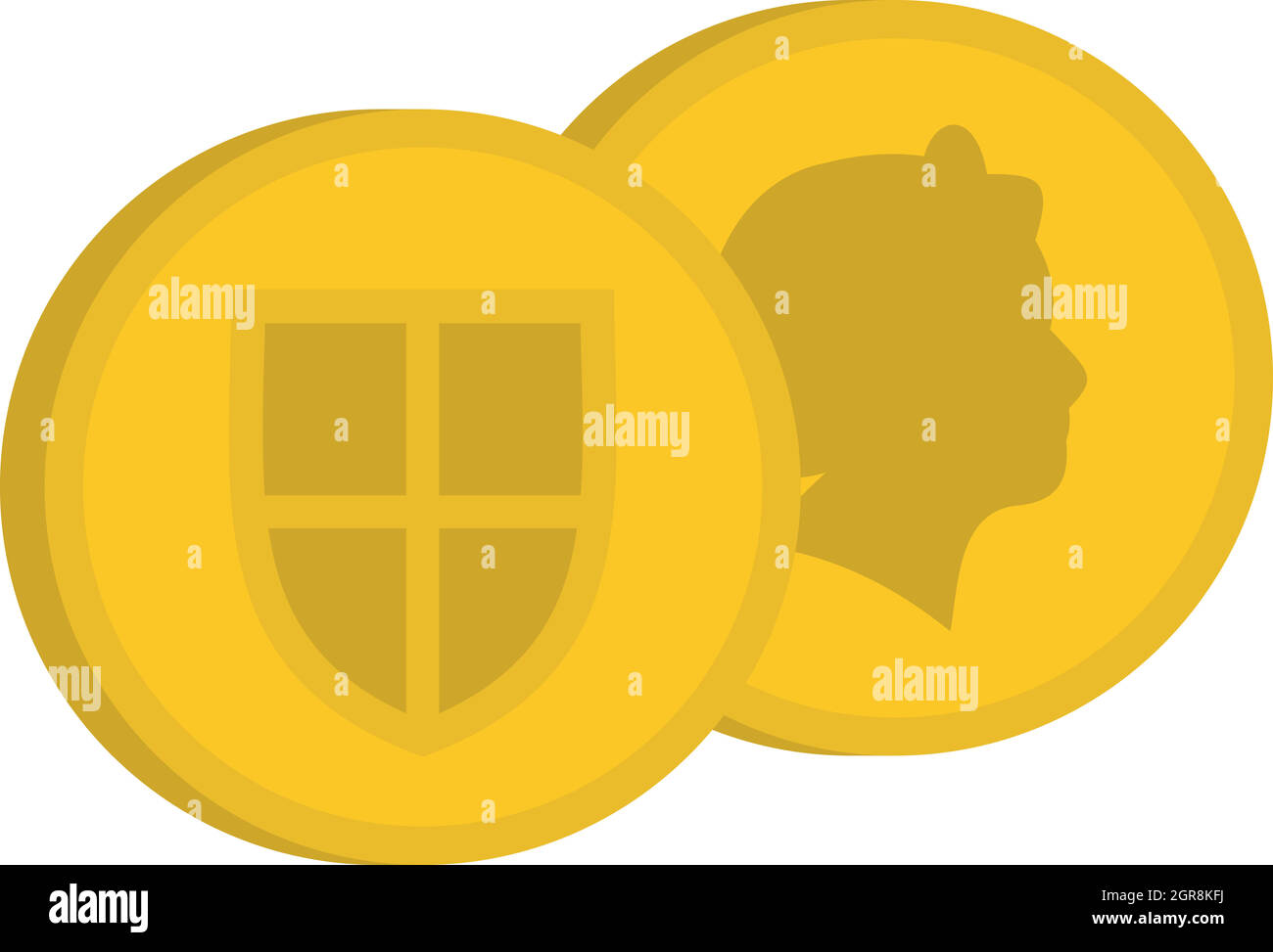 Coins of UK icon, flat style Stock Vector Image & Art - Alamy