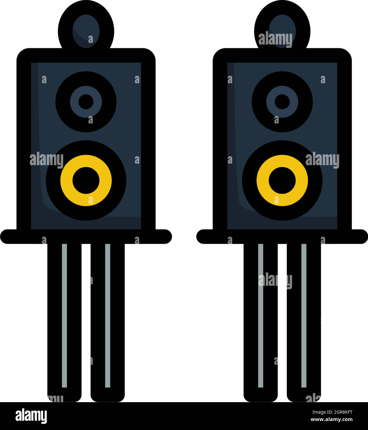 Audio System Speakers Icon Stock Vector Image & Art - Alamy