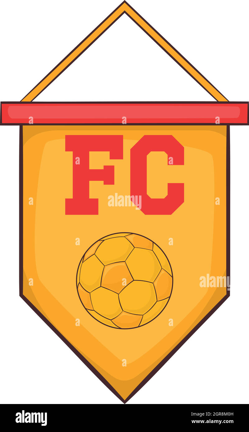 Flag football team icon, cartoon style Stock Vector Image & Art - Alamy