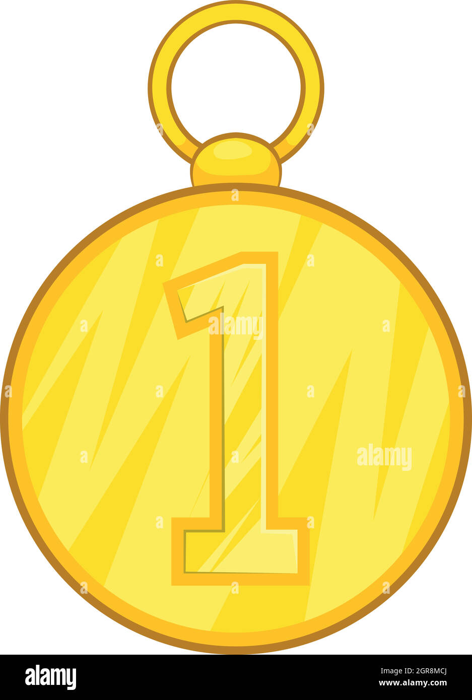 First position cold medal icon, cartoon style Stock Vector Image & Art ...
