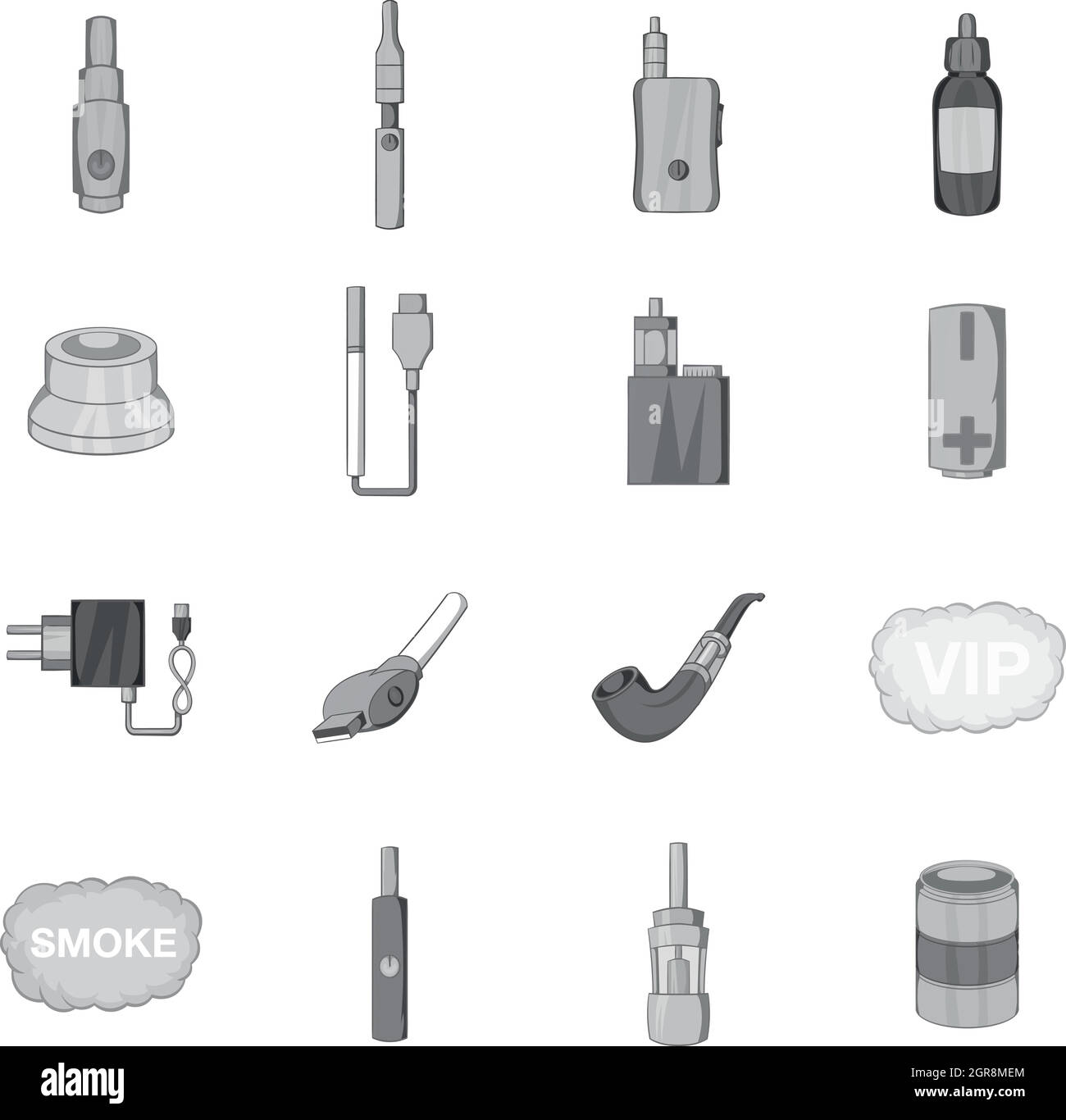 Vape accessory Stock Vector Images - Alamy