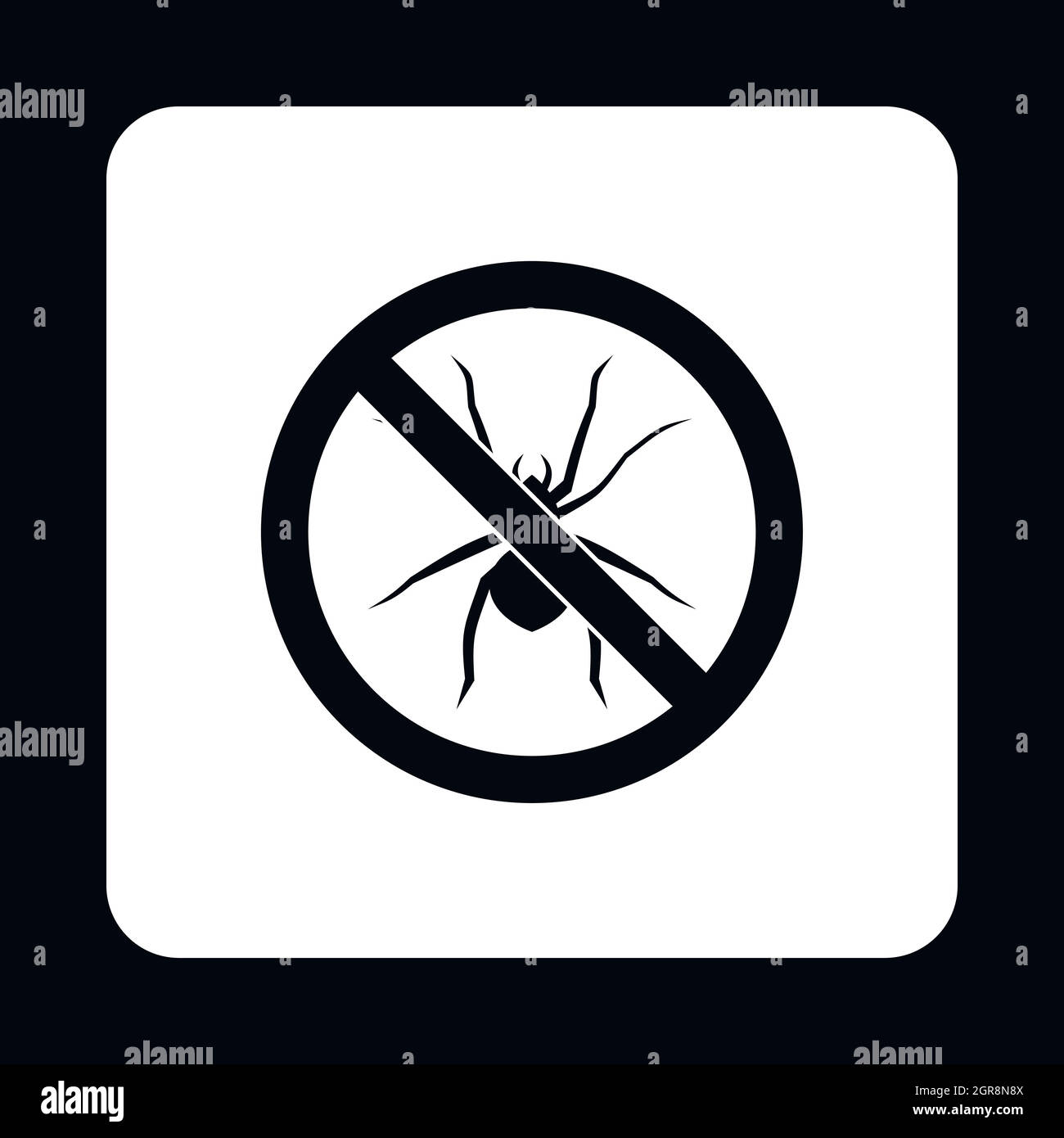 Black spiders fly Stock Vector Images - Alamy