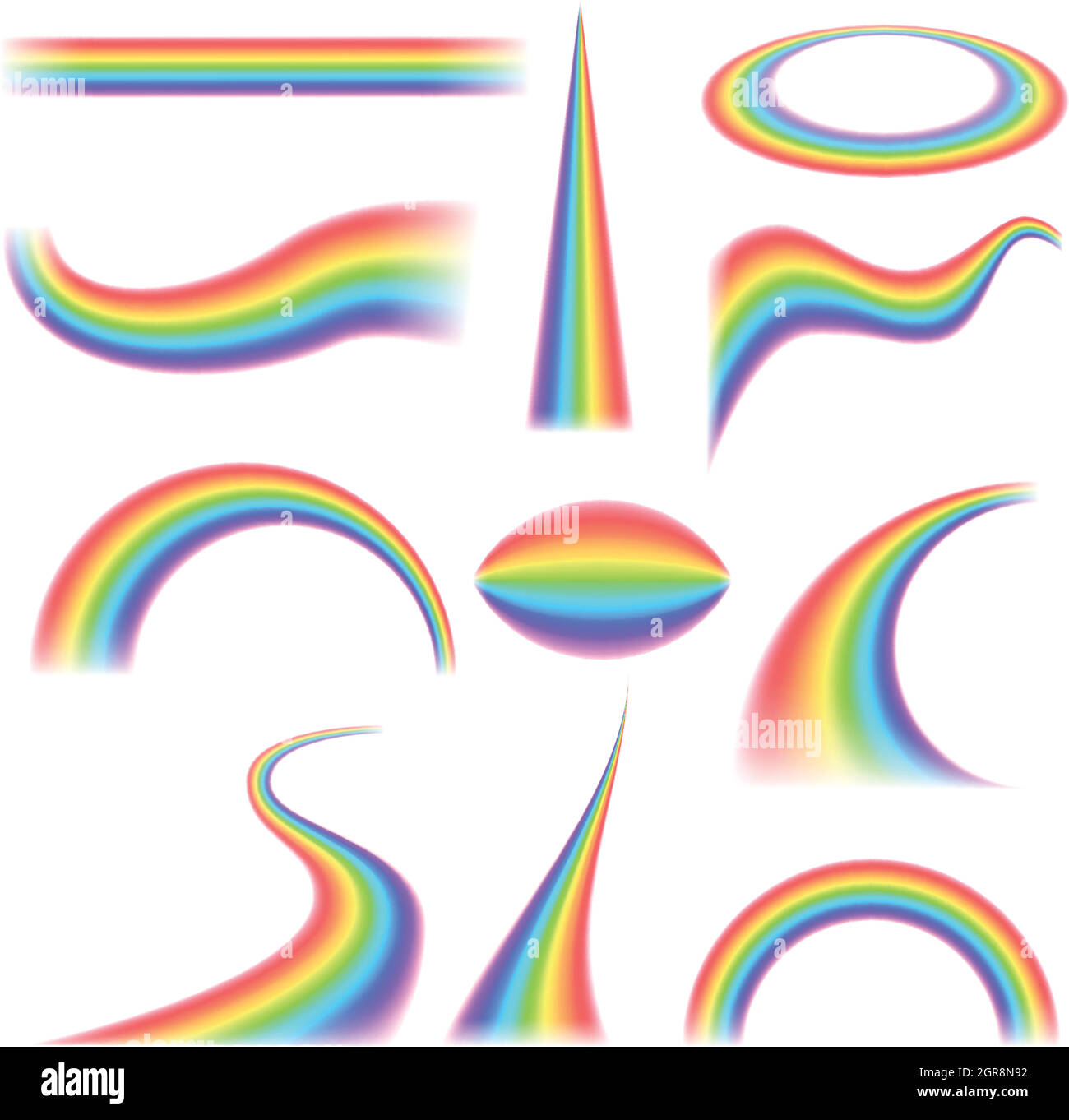 Bright blue sky different Stock Vector Images - Alamy