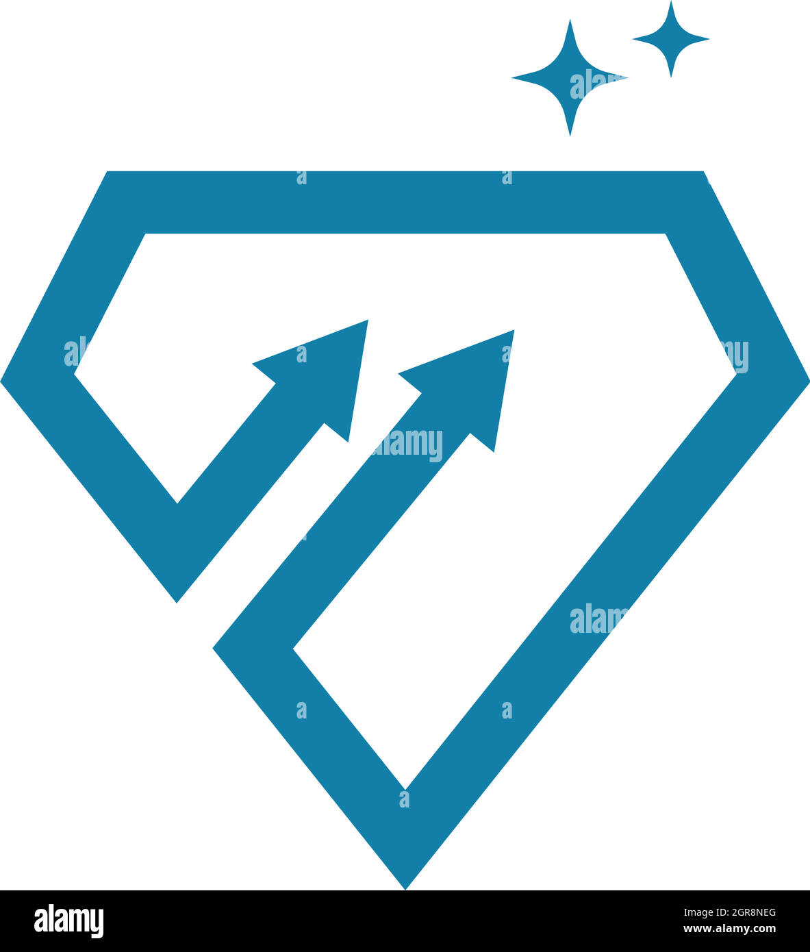 Arrow logo hi-res stock photography and images - Alamy