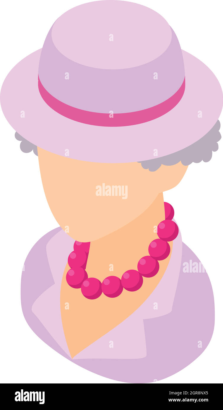 Female english icon, cartoon style Stock Vector Image & Art - Alamy