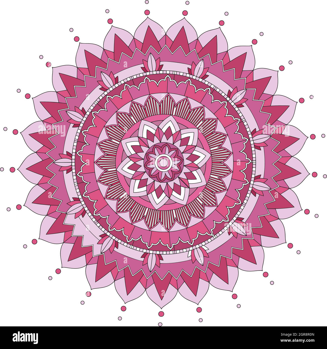 Mandala patterns on white background Stock Vector Image & Art - Alamy