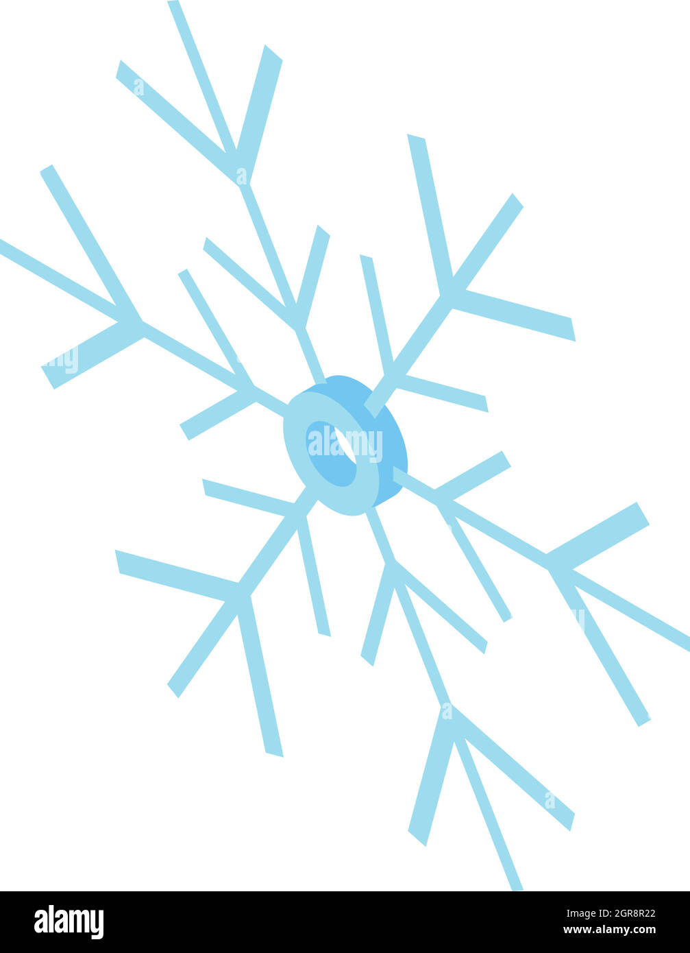 Snowflake icon, cartoon style Stock Vector Image & Art - Alamy