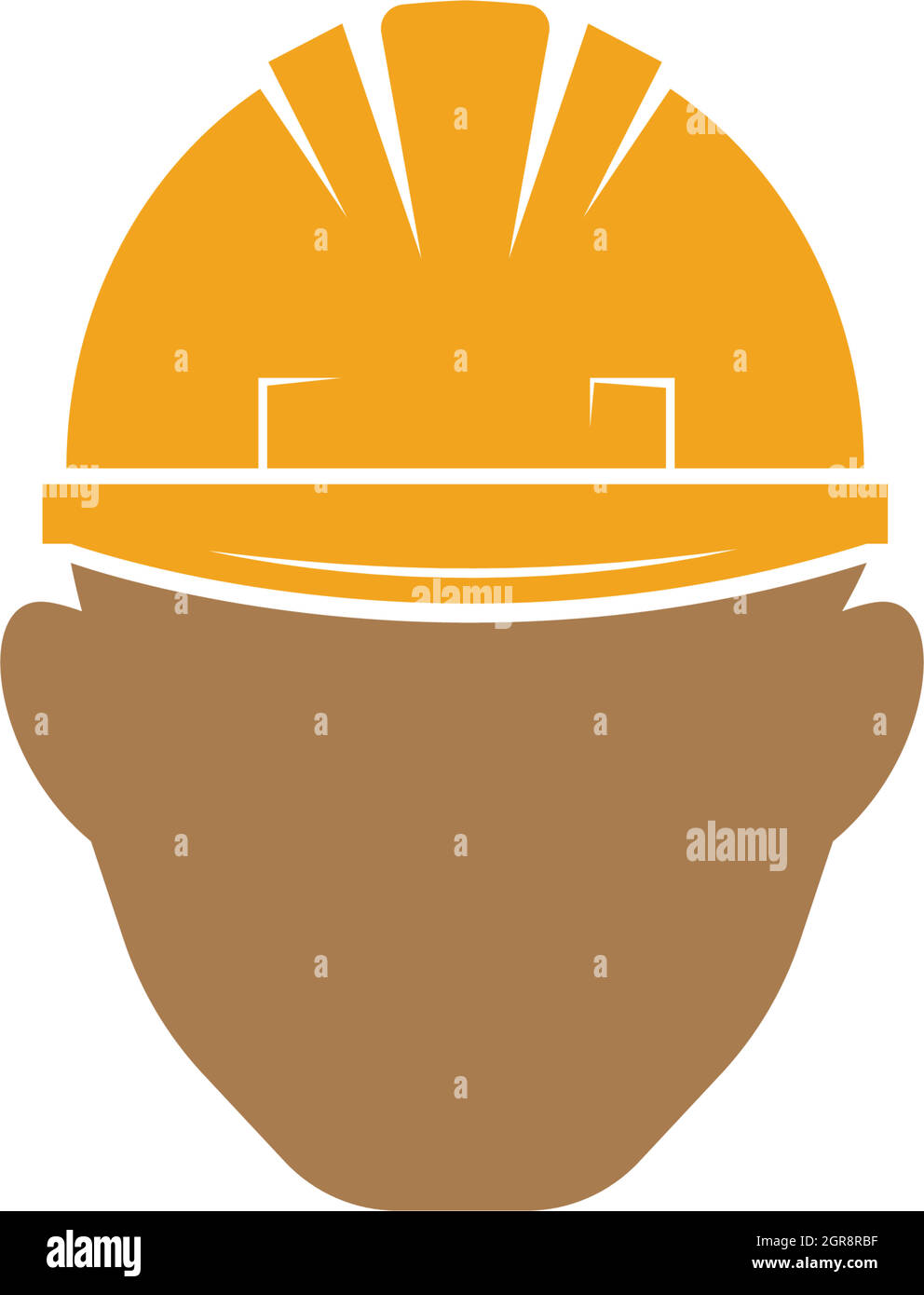 Worker helmet Stock Vector Images - Alamy