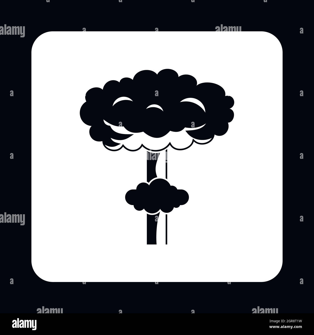 Explosion icon, simple style Stock Vector Image & Art - Alamy